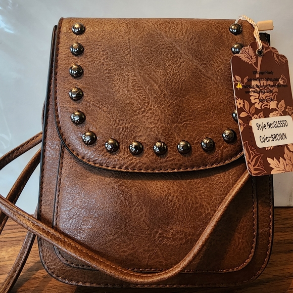 Bags | Sam Hadley Small Crossbody Bag Brown | Poshmark